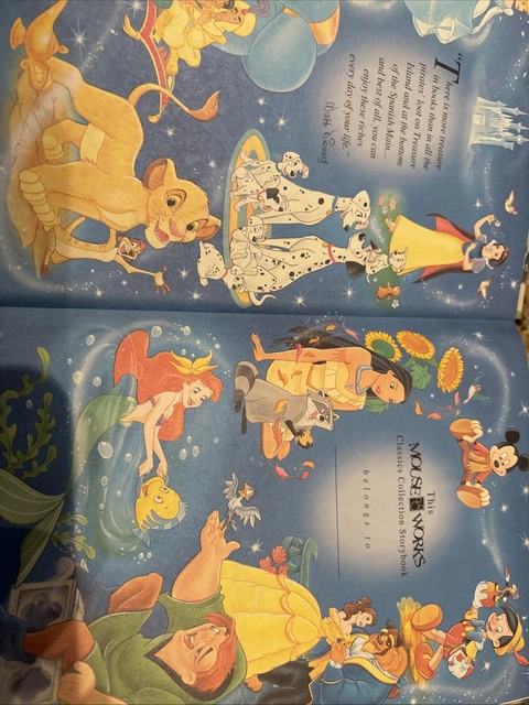 BAMBI DISNEY'S CLASSIC Storybook Collection 1996 Hardcover Book Mouse ...