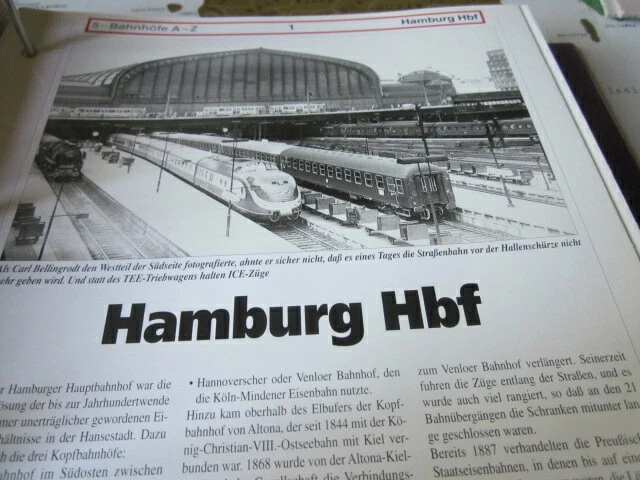 BAHNHOF UND GLEISPLAN N Hamburg Hbf 8S EUR 7,35 - PicClick DE