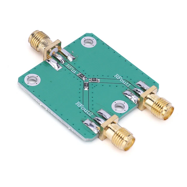 RF MICROWAVE RESISTOR 1 Split 2 Power Splitter DC-5G Radio Frequency ...