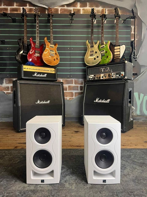 KALI AUDIO IN-5 3-Way Coincident White Active 5” Studio Monitor Pair £ ...