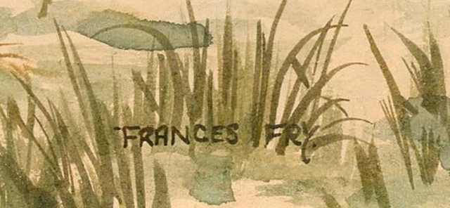 FRANCES FRY - Contemporary Watercolour, Chestnuts in the Snow $273.76 ...