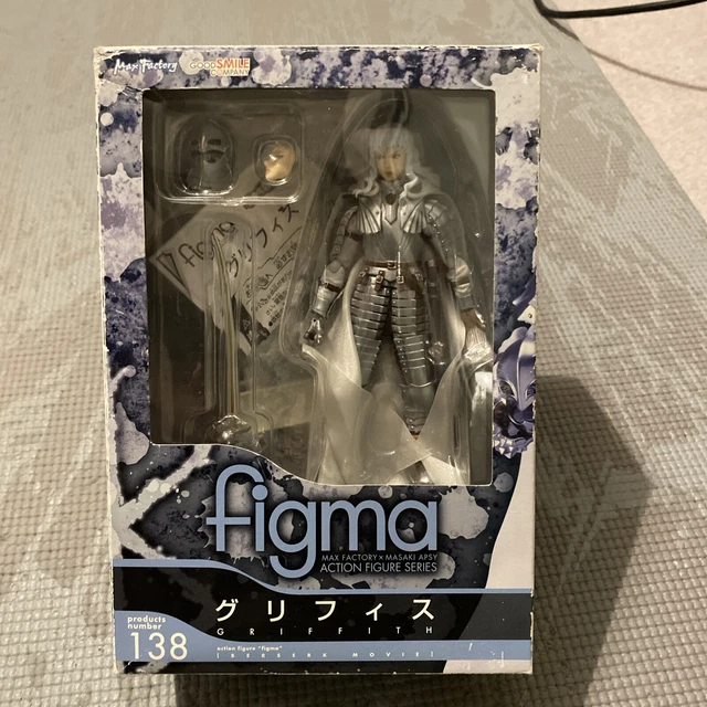 USED MAX FACTORY Berserk Griffith Action Figure Figma #138 ** UK SELLER ...