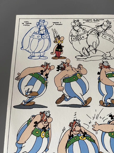 PLANCHE TYPE SERIGRAPHIE obelix asterix uderzo goscinny EUR 20,00 ...