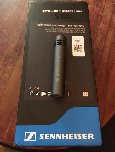 SENNHEISER E614 SUPER-CARDIOID Condensor Microphone £80.00 - PicClick UK