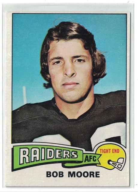 1975 TOPPS FOOTBALL Bob Moore Oakland Raiders #349 EUR 3,26 - PicClick FR