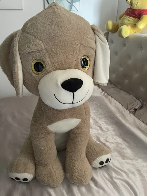 BEIGE BROWN BRAND new extra large dog plush soft toy. £42.30 - PicClick UK