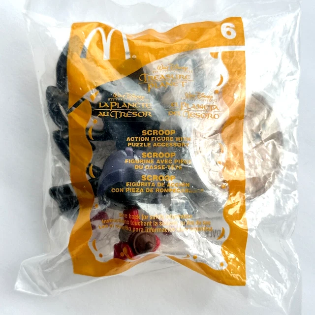 MCDONALDS HAPPY MEAL Toy 2002 Disney Treasure Planet Scroop Action ...