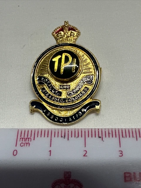 VINTAGE TPI TOTALLY And Permanently Disabled Soldiers Association Badge ...