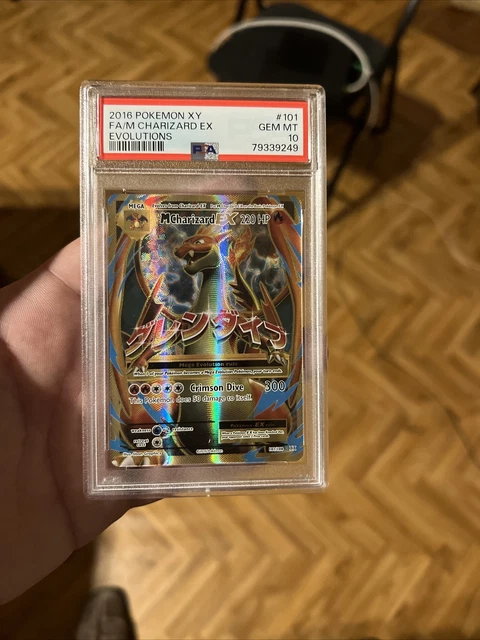 2016 POKEMON XY Evolutions #101 M Charizard Ex-Holo PSA 10 Dracaufeu Secret Xy EUR 30,50 ...