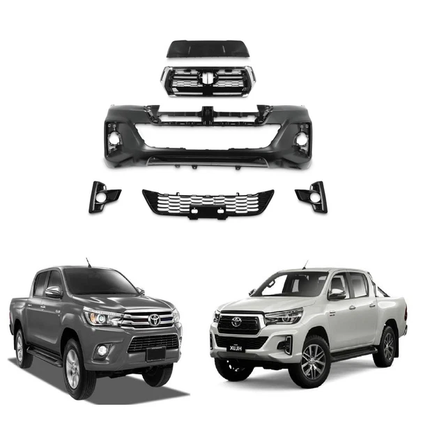 FRONT BUMPER CONVERSION Kit For Toyota Hilux Mk8 16-20 Invincible ...