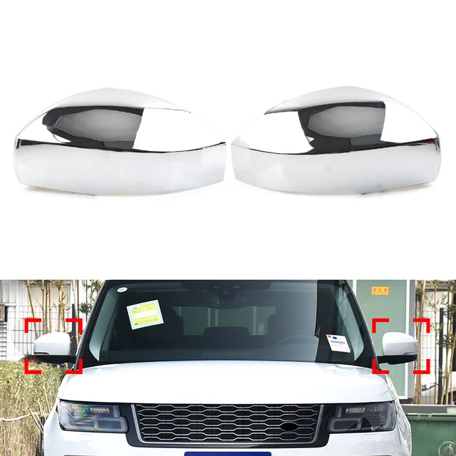 CHROME CAR MIRROR Cover Cap For Land Rover LR4 LR5 Range Rover L405 ...