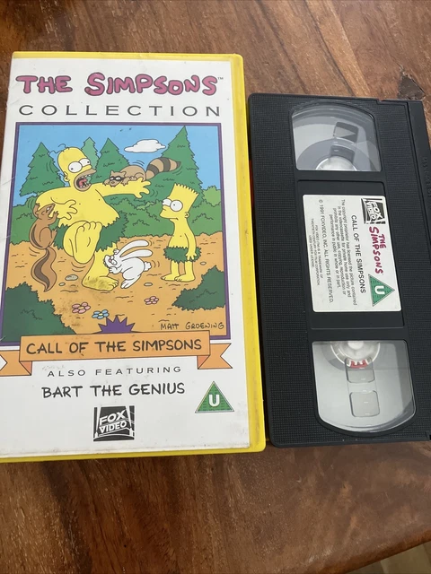 THE SIMPSONS COLLECTION Call The Simpsons VHS Video Tape - FAST UK ...