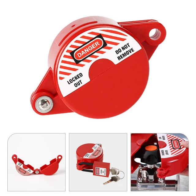 LOCKS ROTATING GATE Valves Safety Locking Disc Lockout Device $12.19 ...