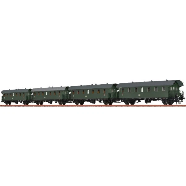 BRAWA 46776 4ER Set Personenwagen, Wendezug, DB, Ep.III H0 + Neu EUR ...