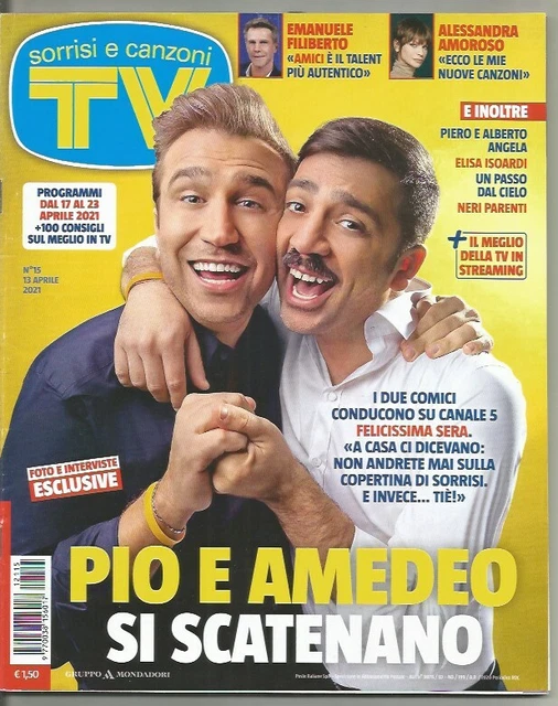 Rivista Settimanale Sorrisi E Canzoni Tv N 15 13 Aprile 2021 Gruppo