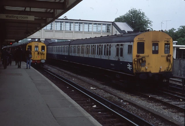 ORIGINAL 35MM RAILWAY Slide Class 501 Tour 4EPB Horsham 11 5 1985 And ...