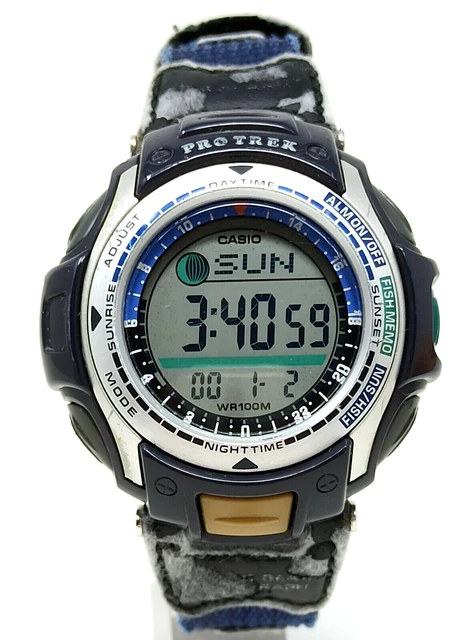 OROLOGIO CASIO PROTREK PRS-400B men's watch digital clock vintage casio ...