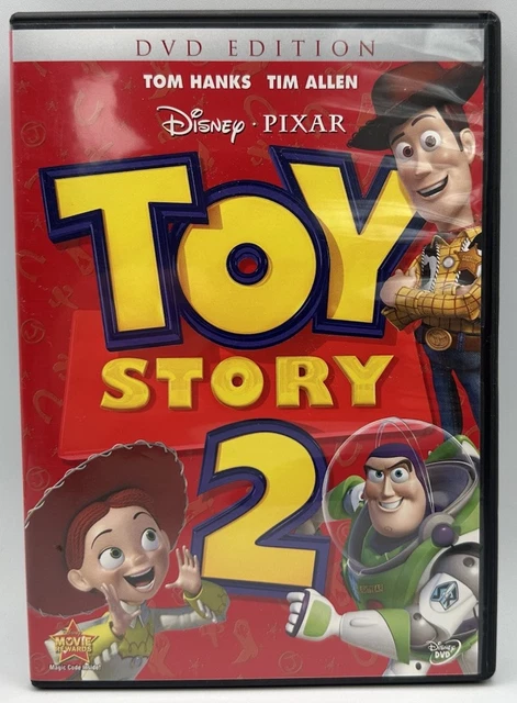 TOY STORY 2 DVD Widescreen Tom Hanks Tim Allen Disney Pixar Animation ...