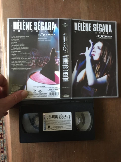 CASSETTE VIDEO VHS MUSIQUE HELENE SEGARA concert olympia 2000 2 EUR 3 ...