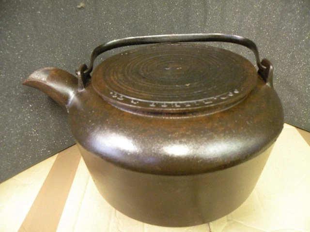 WOOD BISHOP & Co. Bangor ME 1889 Cast Iron Kettle $199.99 - PicClick