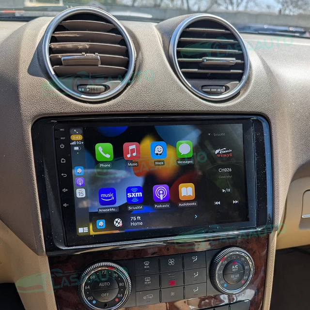 FOR 2007-2011 MERCEDES-BENZ ML350 GL450 Radio Stereo Android15 GPS ...