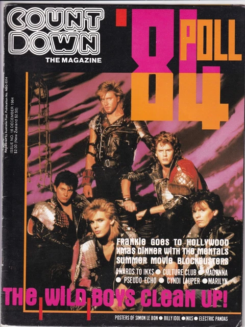 COUNTDOWN MAGAZINE DEC 1984 Duran Duran Madonna INXS Electric Pandas ...