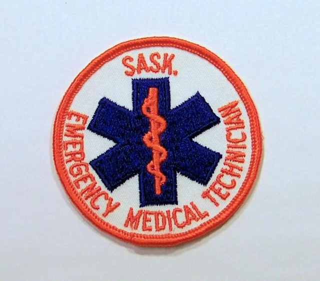 EMERGENCY MEDICAL SERVICE LOGO Sask.Emergency Medical Technician Patch ...