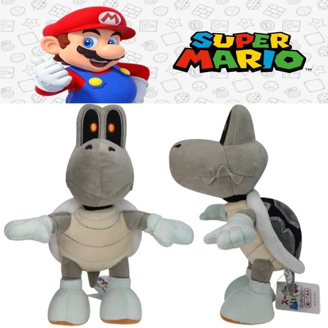 DRY SUPER MARIO Bones Turtle Stand Plush Toy Stuffed Collection Doll ...