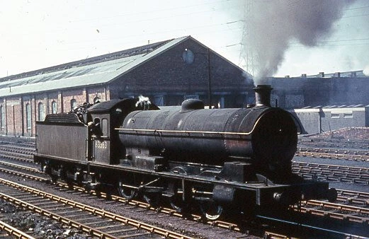 COLOUR RAIL SLIDE BRE 2336 of 63363 ER Q6 class steam loco £1.99 ...