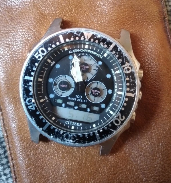 CITIZEN 8946 DIVER ana-digital Chronograph 1987 EUR 90,00 - PicClick IT