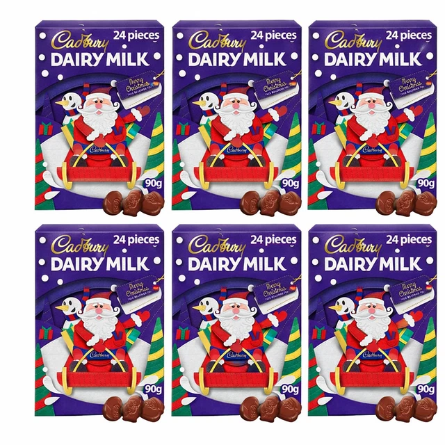 CADBURY DAIRY MILK Chocolate Advent Calendar 90g x6 Christmas Countdown ...