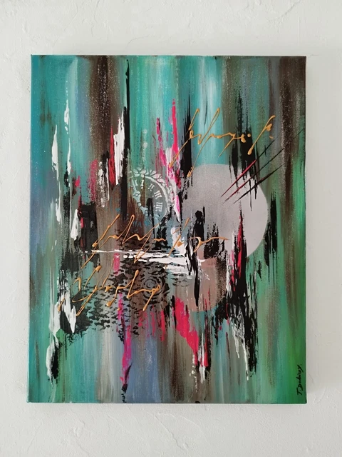 TABLEAU MODERNE ABSTRAIT Peinture originale fait main Art abstrait ...