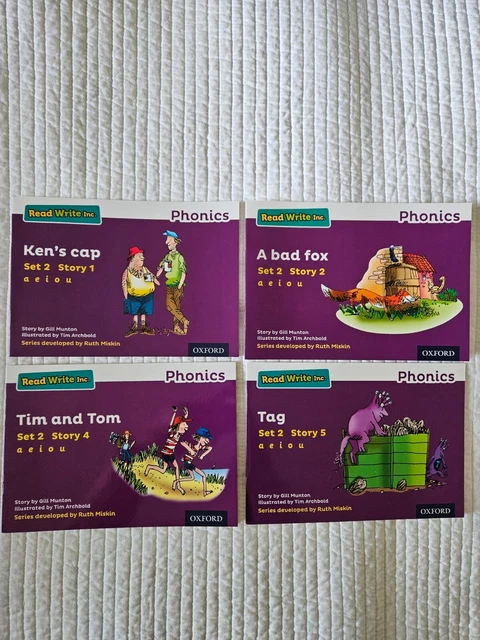 READ WRITE INC Phonics Story Book Set 2 Story 1, 2, 4 and 5 £5.92 ...