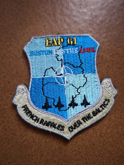 PATCH ARMÉE DE l'Air & de l'Espace Rafale EAP 61 30 Escadre de Chasse ...