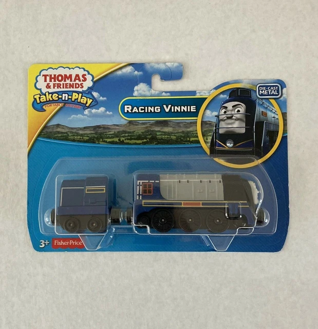 THOMAS TANK ENGINE & Friends Take Along n Play Racing Vinnie Train ...