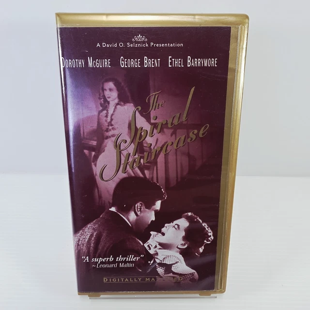 THE SPIRAL STAIRCASE VHS Clamshell Dorothy McGuire Ethel Barrymore ...