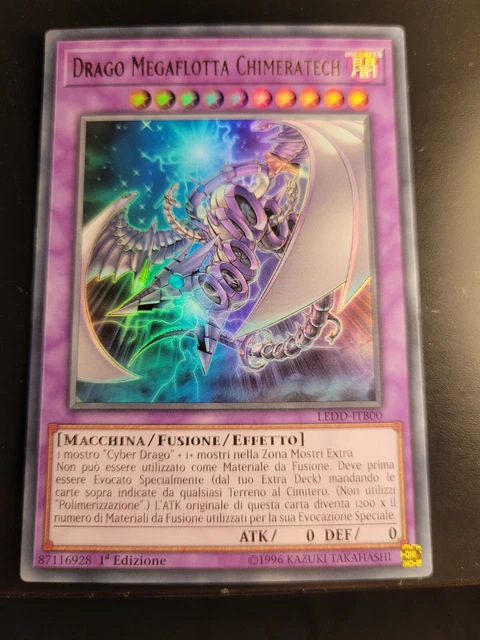 YU-GI-OH! CHIMERATECH LEDD-ITB00 Megafleet Dragon - ULTRA RARE £5.14 ...