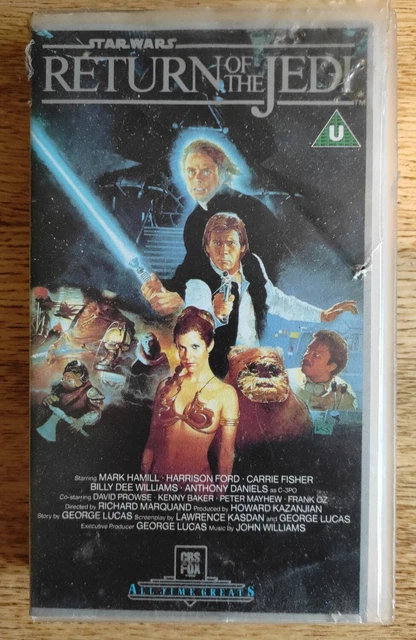 STAR WARS RETURN of the Jedi - 1983 (VHS PAL) CBS FOX 1478 Master Copy £30.00 - PicClick UK