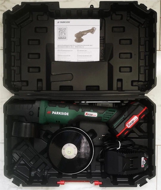 PARKSIDE 20 V Akku-Poliermaschine PPMA 20-Li C3 , mit Akku (2Ah) und ...