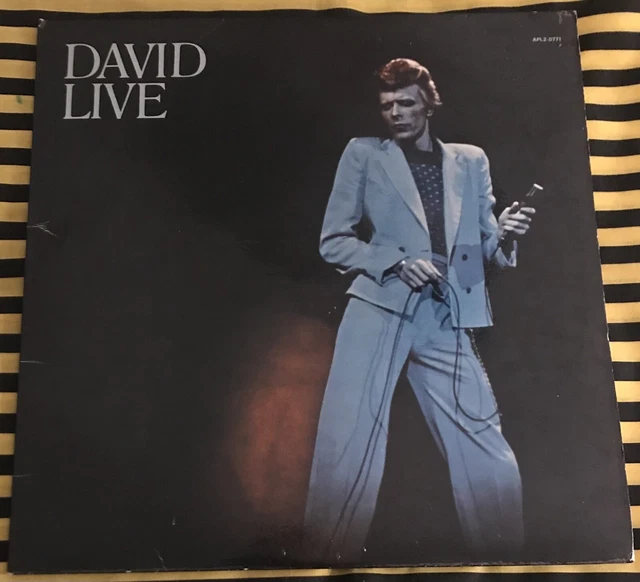 DAVID BOWIE DAVID LIVE 2x ALBUM DISQUE VINYLE 1974 UK ORIGINAL GATEFOLD ...