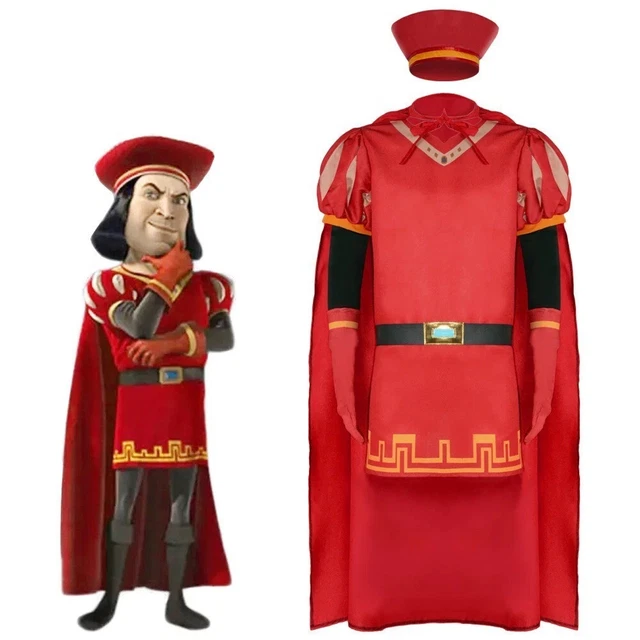 COSPLAY SHREK THE Lord Farquaad Knight Armor Costumes Halloween ...
