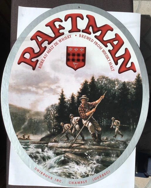 CARTON DOUBLE FACE Raftman Biere Au Malt De Whisky Biere De Chambly ...
