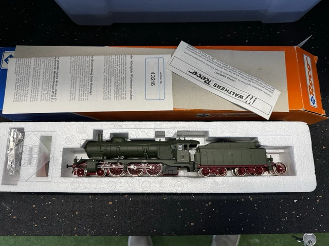 ROCO HO SCALE Steam Locomotive 43216 German Model Train $50.00 - PicClick