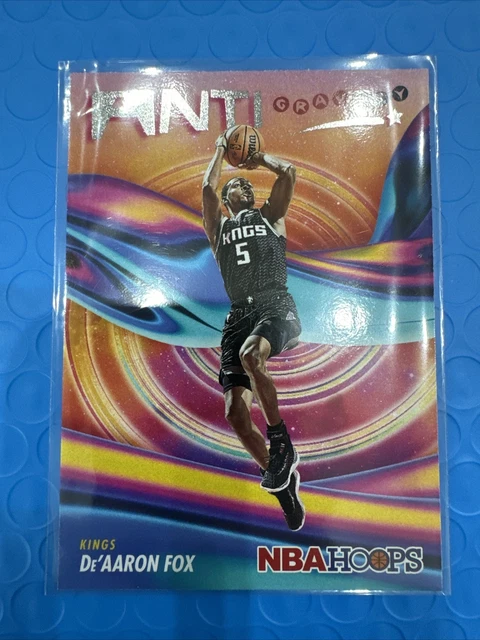 2023 NBA HOOPS De'Aaron Fox insert anti-gravité n° 10 Sacramento Kings ...