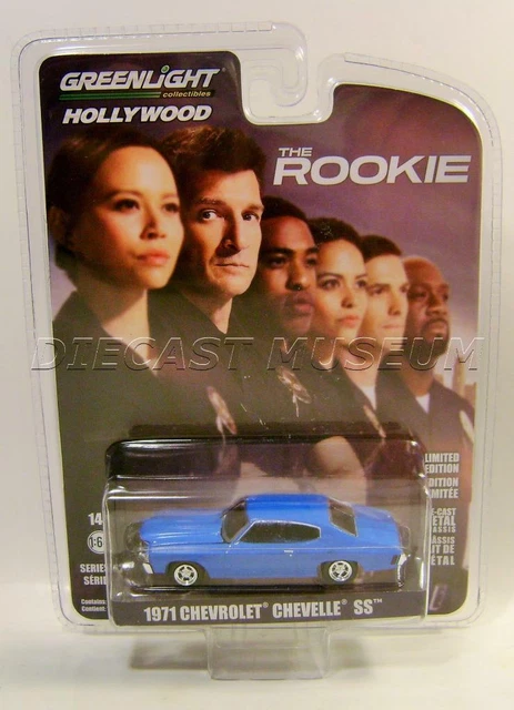 1971 '71 CHEVY Chevelle Ss The Rookie Hollywood R32 Greenlight Diecast ...