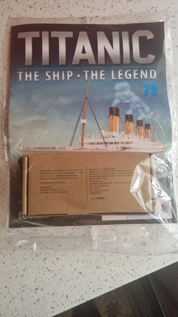 BUILD THE TITANIC SCALE 1:200 HACHETTE issue 72, collectors edition, £9.99 - PicClick UK