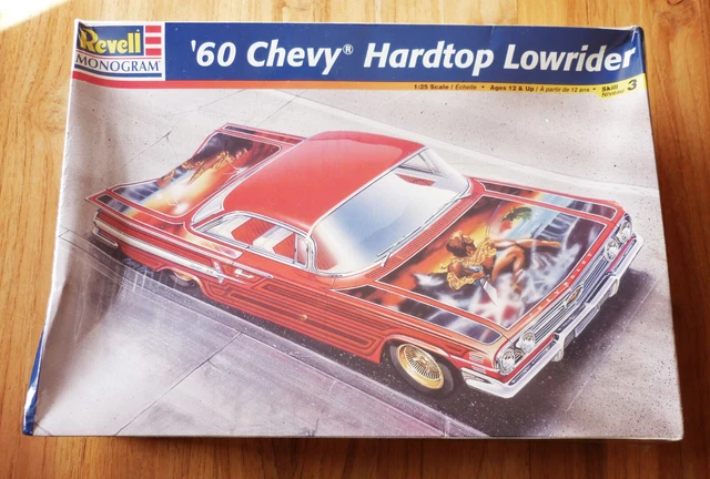'60 CHEVY HARDTOP Lowrider Revell-Monogram 1:25 Model Kit #85-2557 (1998). NEW! EUR 50,10 ...