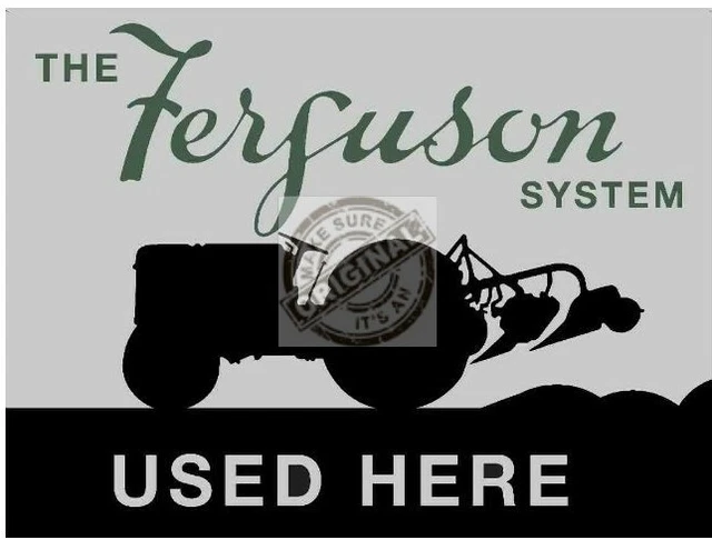 FERGUSON TRACTOR ENAMEL Signs £25.19 - PicClick UK