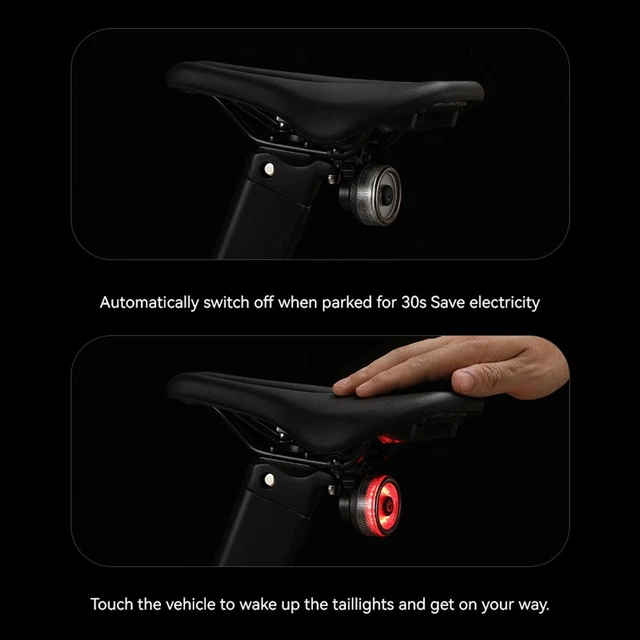 BICYCLE TAIL LIGHT with Intelligent Sensor Technology and Convenient ...