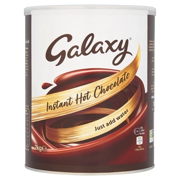 2KG TUB GALAXY Instant Hot Chocolate Drink - Deliciously silky and ...